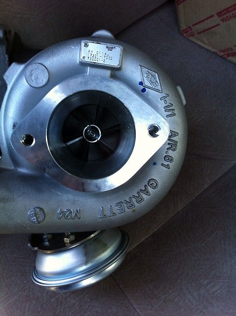 Турбина Garrett M24 A/R.61 Toyota Land Cruiser 100 HDJ100L, 1HDFTE - Двигатель, трансмиссия ...