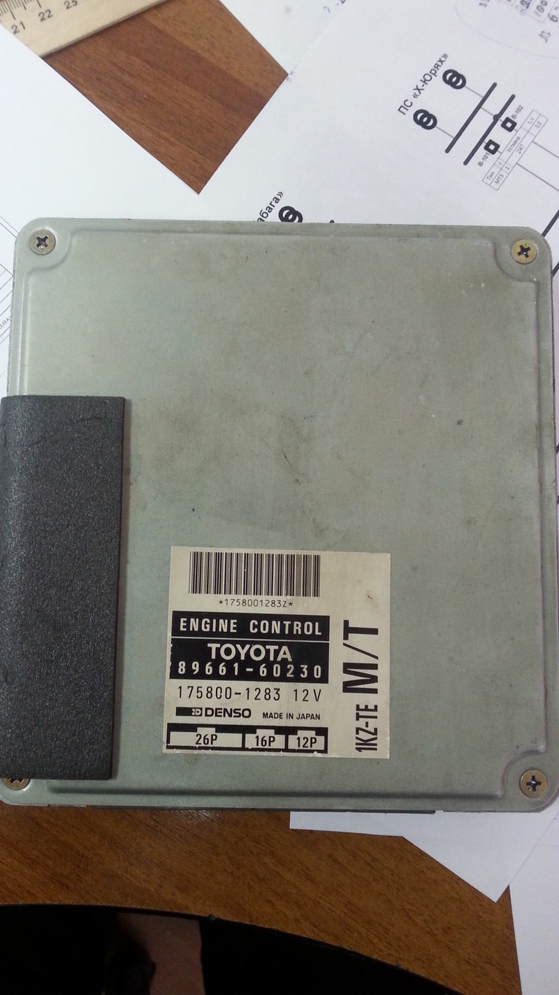 Engine control toyota 89661 распиновка - 82 фото